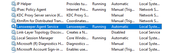 Lansweeper Service Missing in Windows Services - Lansweeper Community ...