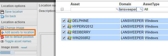 Place assets on a map - Managing assets - Lansweeper Community