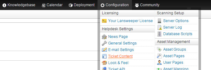 Create and add custom fields to ticket types - Configuring & Using the Helpdesk - Lansweeper ...