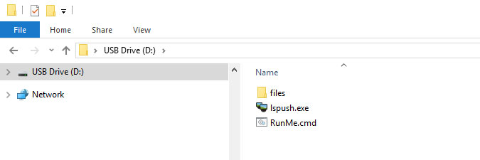 Scan Windows computers from a USB drive with LsPush