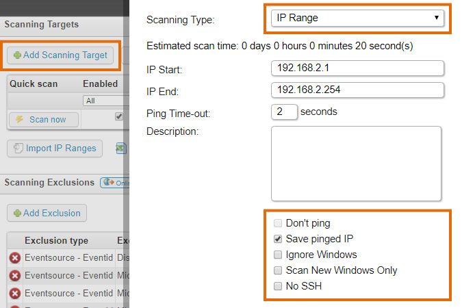 No asset created for scanned computer or device Troubleshooting ...