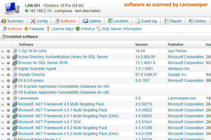 Software on Windows computer not being scanned Troubleshooting Scanning Issues - Lansweeper ...