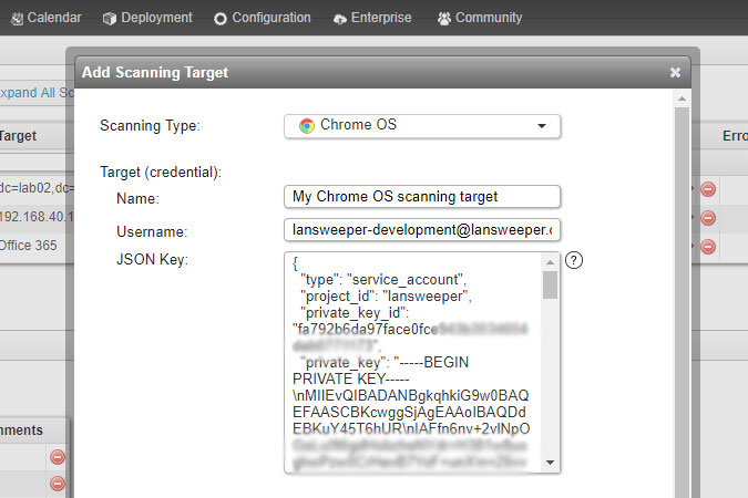 Scan Chrome OS machines - Lansweeper Community