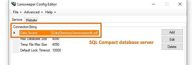Identify which database server Lansweeper Community is using Lansweeper ...