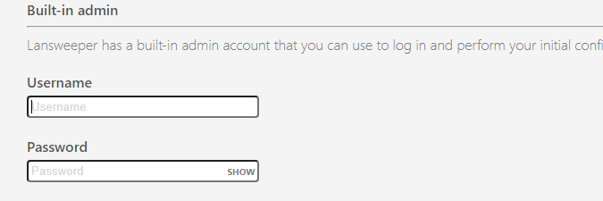 Managing the built-in admin account - Lansweeper Community