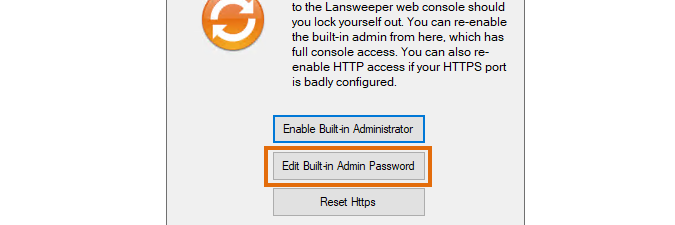 Managing the built-in admin account - Lansweeper Community