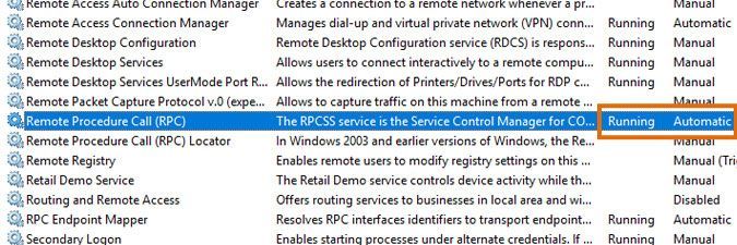 The RPC server is unavailable. 0x800706BA - Lansweeper