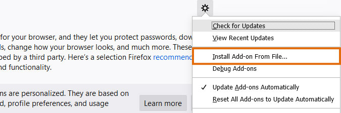 Configure Mozilla Firefox to run actions - Actions - Lansweeper Community