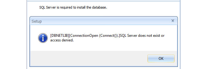 Configure SQL Server instance to host Lansweeper