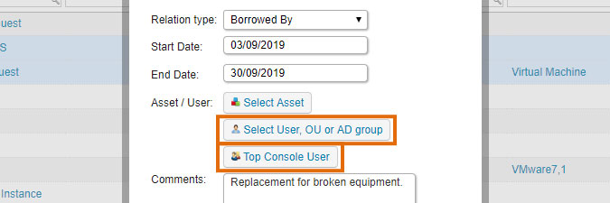 Link assets to other assets or users - Lansweeper Community